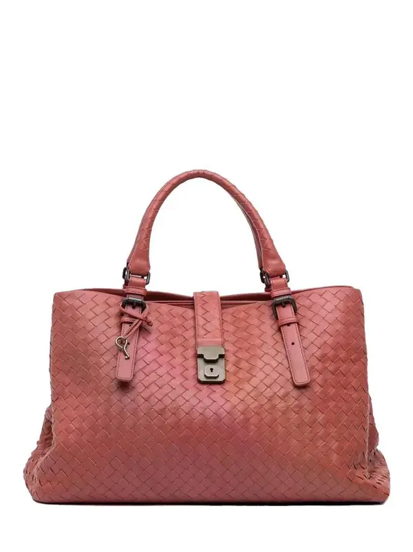 Bottega Veneta Roma Tote Bag - Red