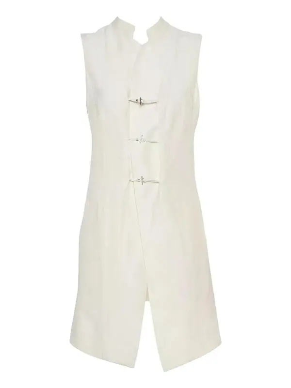 Kenzo 2023 Toggle Clasp Pocket Vest - Neutrals