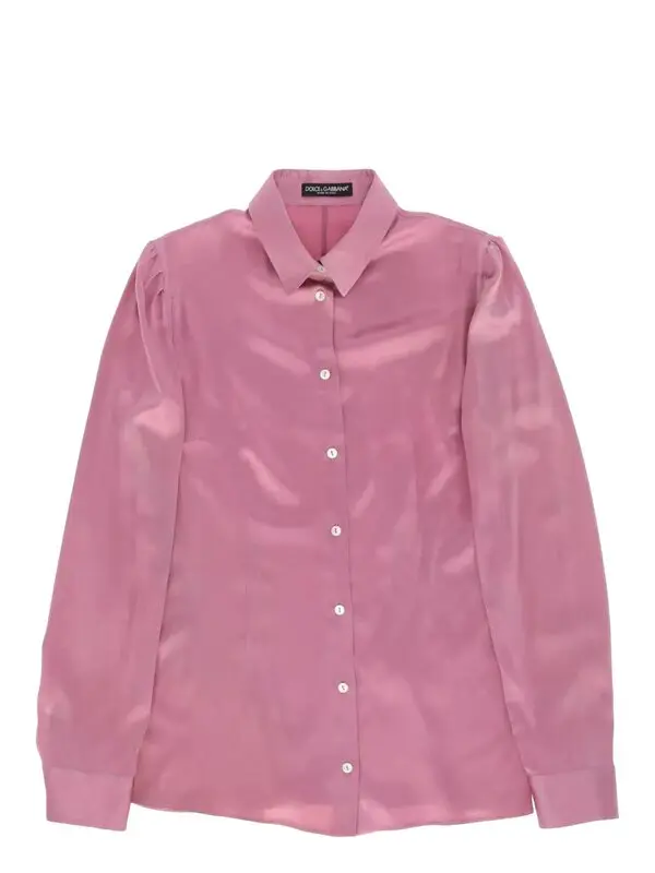 Dolce & Gabbana 2000s Long-sleeve Blouse - Pink