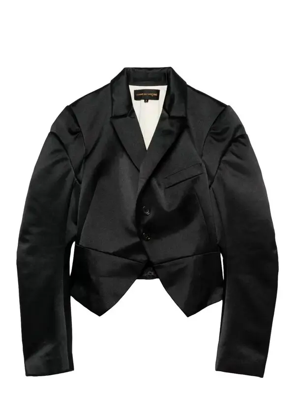 Comme Des Garçons 2004 Satin Blazer - Black