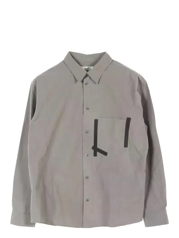 Hermès 2010s Cotton Shirt - Grey