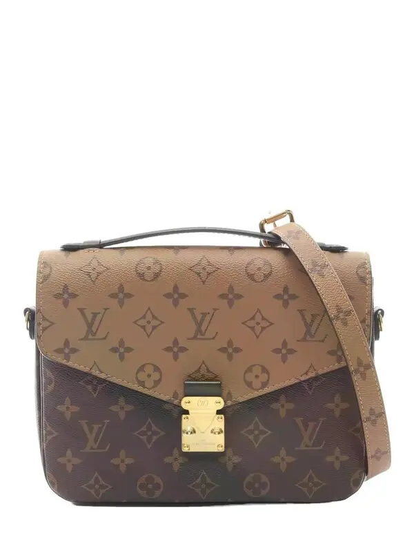 LOUIS VUITTON Monogram Pochette Metis Mm - Brown