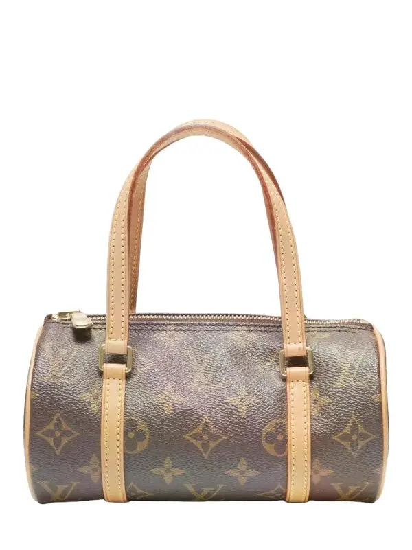 LOUIS VUITTON 2003 Papillon 19 Monogram Handbag - Brown