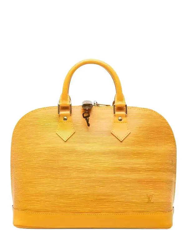 LOUIS VUITTON 1997 Epi Alma Pm Handbag - Yellow