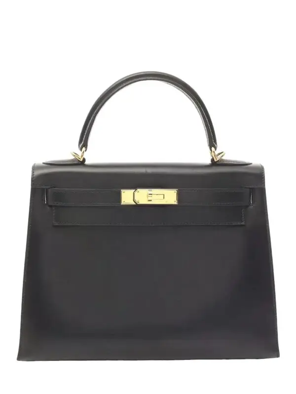 Hermès 2002 Kelly 28 Handbag - Black