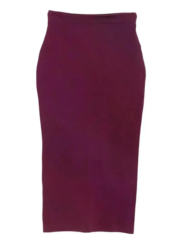 Dolce & Gabbana 1990s Stretch-cotton Skirt - Purple