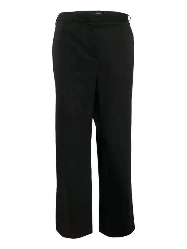 Versace Wool Trousers - Black