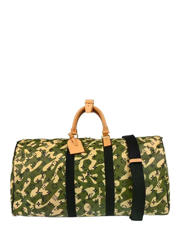 LOUIS VUITTON 2008 Keepall 55 Travel Bag - Green