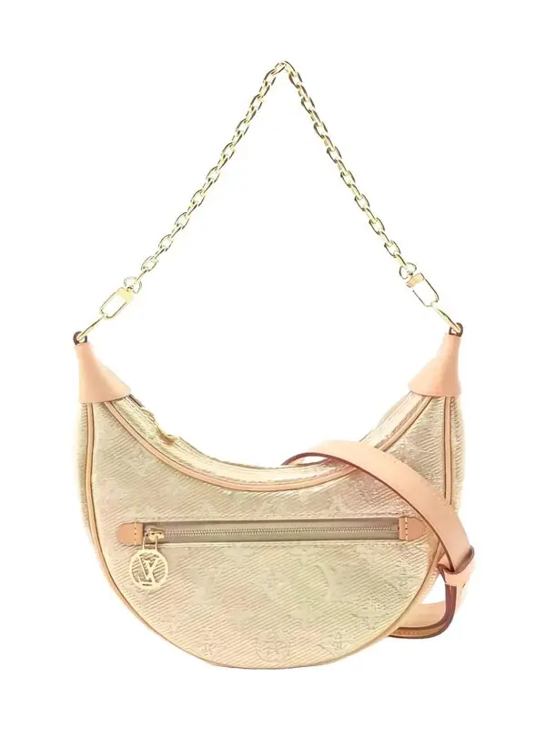 LOUIS VUITTON Leather Shoulder Bag - Gold
