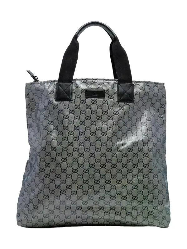 Gucci Gg Crystal Vertical Tote Bag - Brown
