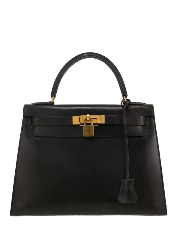 Hermès Kelly 28 Sellier Handbag - Black