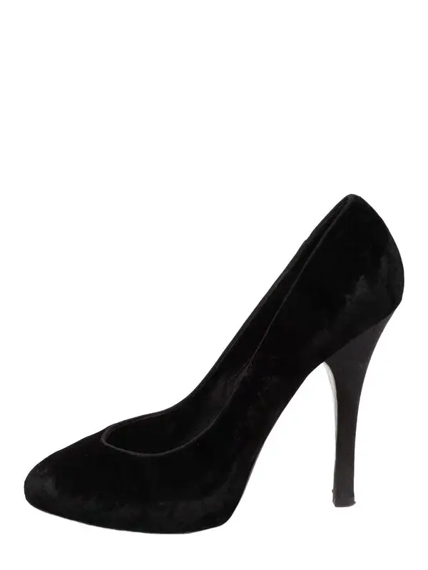 Dolce & Gabbana 125mm Suede Heeled Pumps - Black