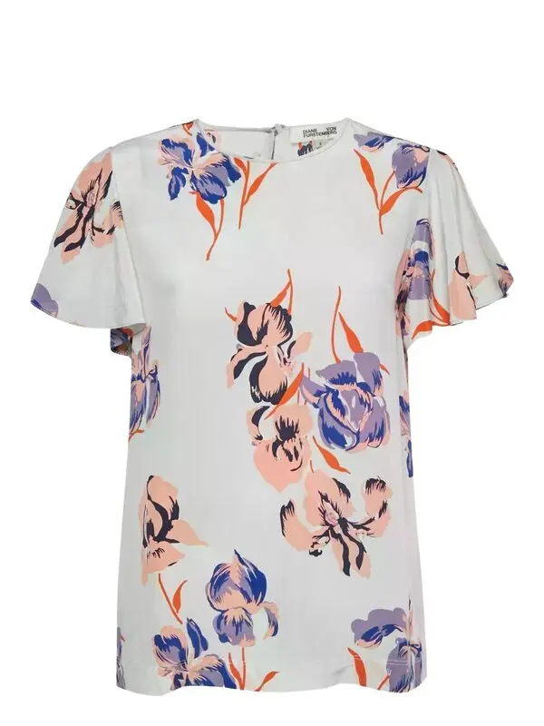 Diane Von Furstenberg Floral-print T-shirt - White