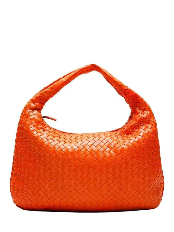 Bottega Veneta 2011 Intrecciato Shoulder Bag - Orange
