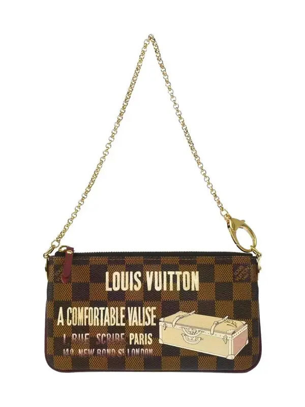 LOUIS VUITTON 2010 Milla Mm Clutch Bag - Brown