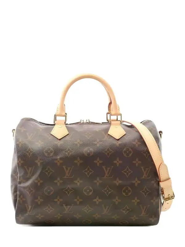 LOUIS VUITTON Speedy Bandoulière 30 Two-way Handbag - Brown
