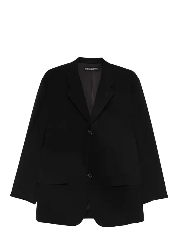 Issey Miyake 2000s Panelled Blazer - Black