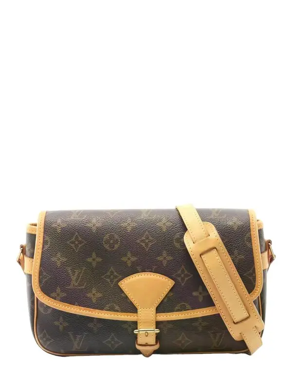 LOUIS VUITTON 2002 Sologne Monogram Shoulder Bag - Brown