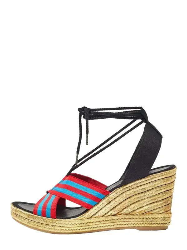 Marc Jacobs 90mm Wedge Espadrilles - Black
