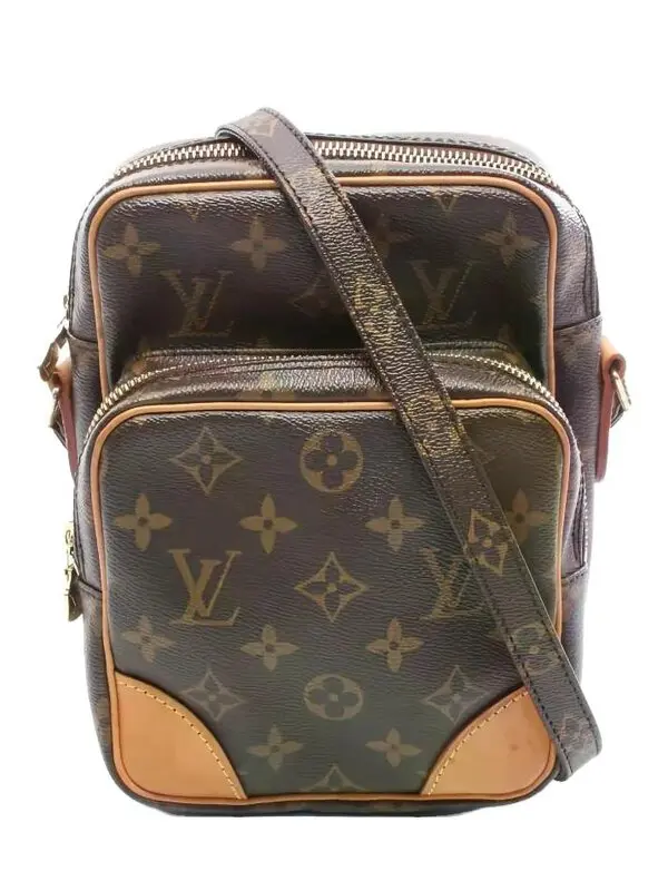 LOUIS VUITTON 2004 Monogram Amazon Crossbody Bag - Brown