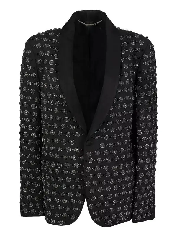 John Richmond Studded Blazer - Black