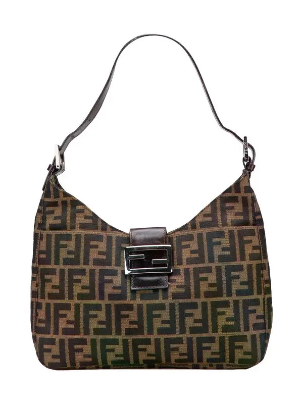 Fendi 20th Century Zucca Canvas Shoulder Bag - Brown