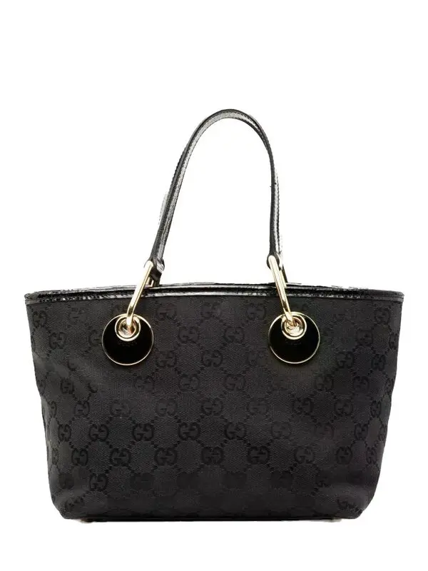 Gucci Gg Canvas Eclipse Handbag - Black