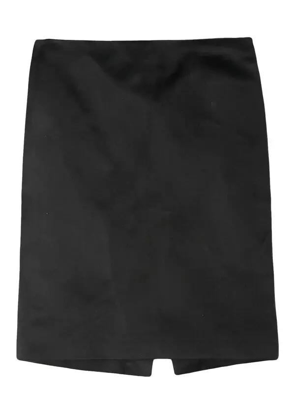 Prada 2010's Twill Pencil Skirt - Black