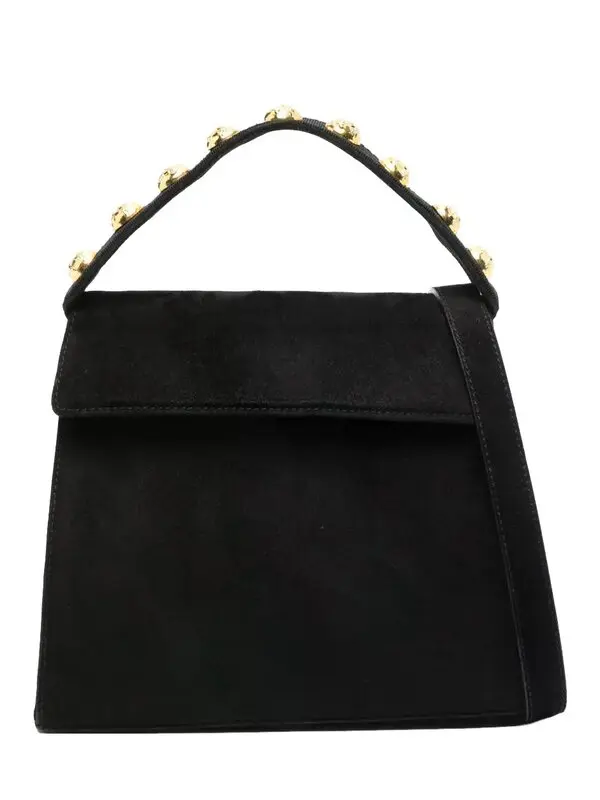 FERRAGAMO 1990s Suede Tote Bag - Black