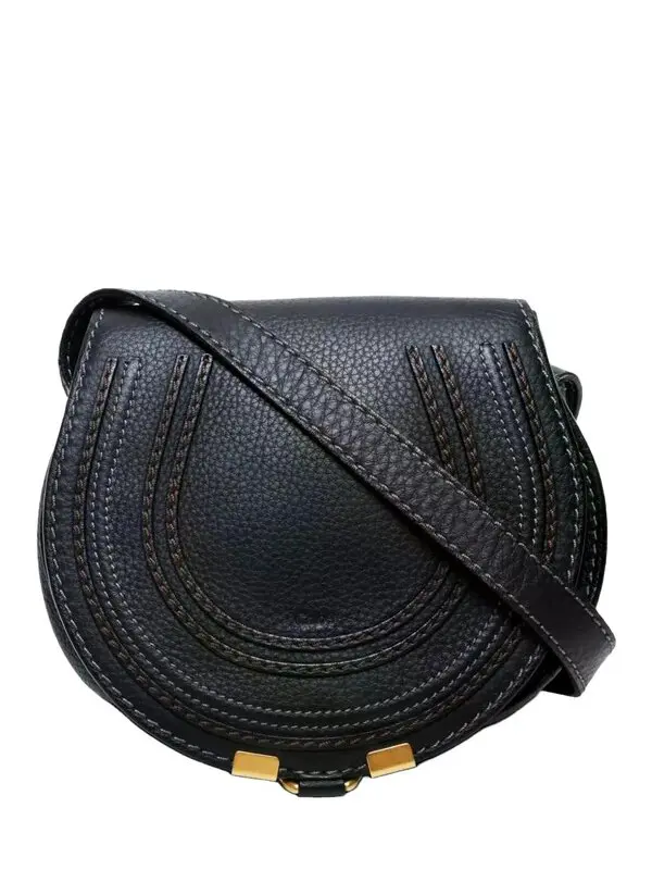 Chloé Marcie Shoulder Bag - Black