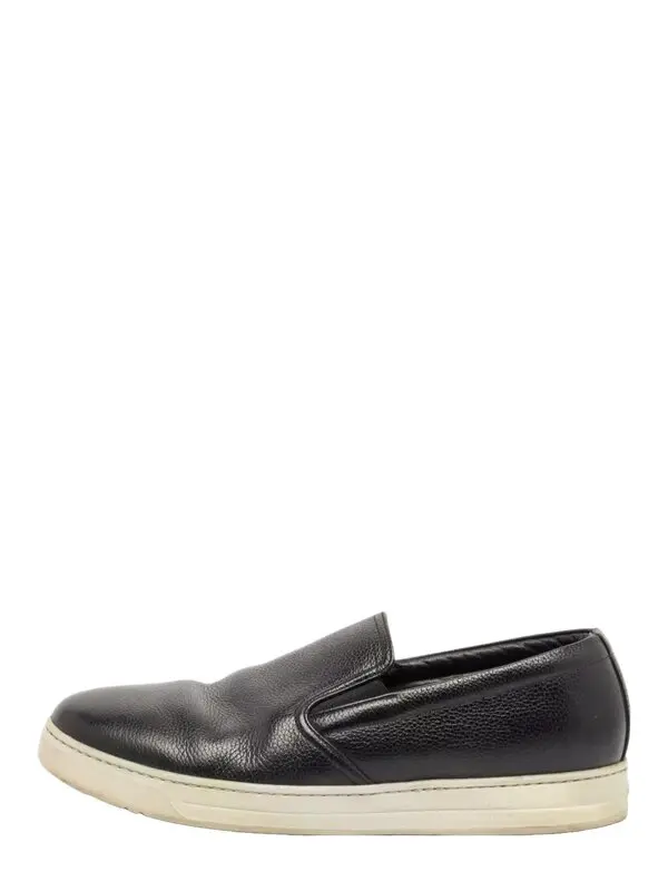 Prada Leather Sneakers - Black