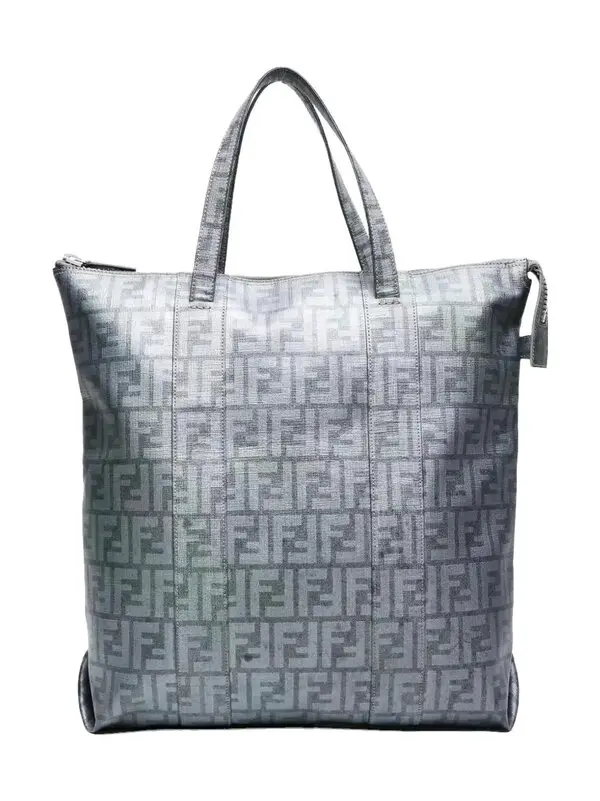 Fendi 2000s Zucca Tote Bag - Grey