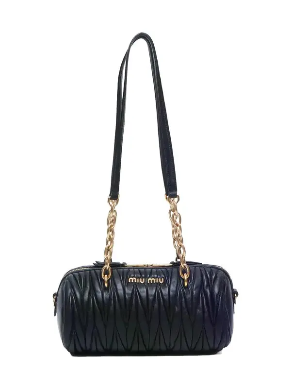 Miu Miu Cylinder Shoulder Bag - Black