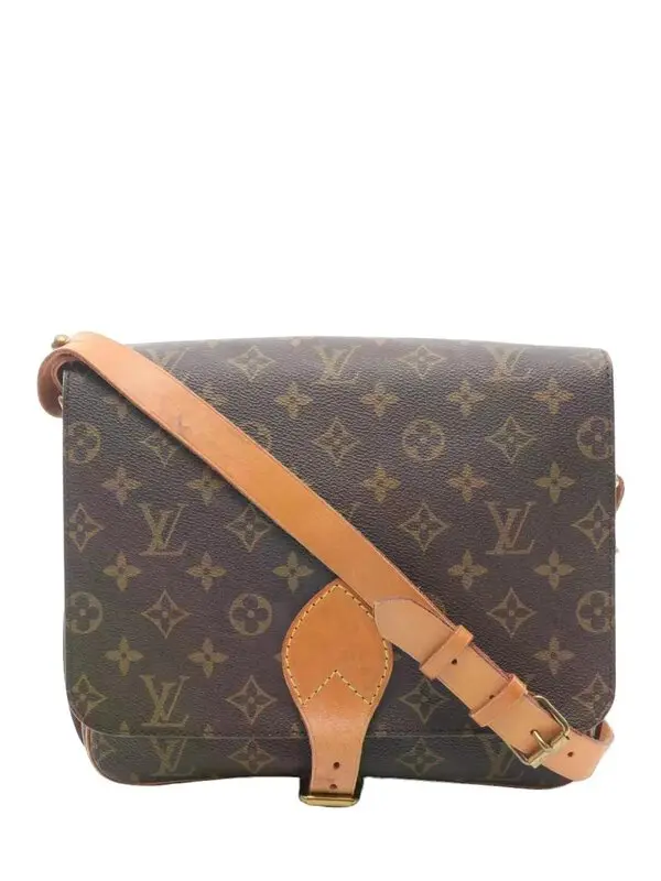 LOUIS VUITTON Cartesier Gm Monogram Shoulder Bag - Brown