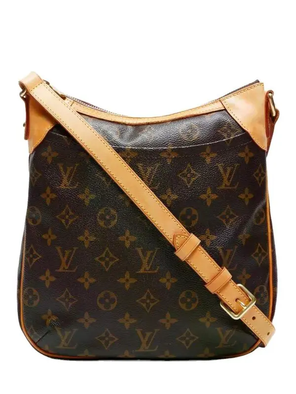 LOUIS VUITTON 2008s Monogram Odeon Shoulder Bag - Brown