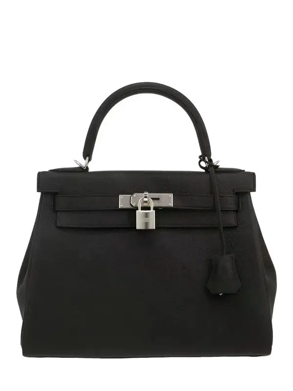 Hermès 2024 Kelly 28 Handbag - Black