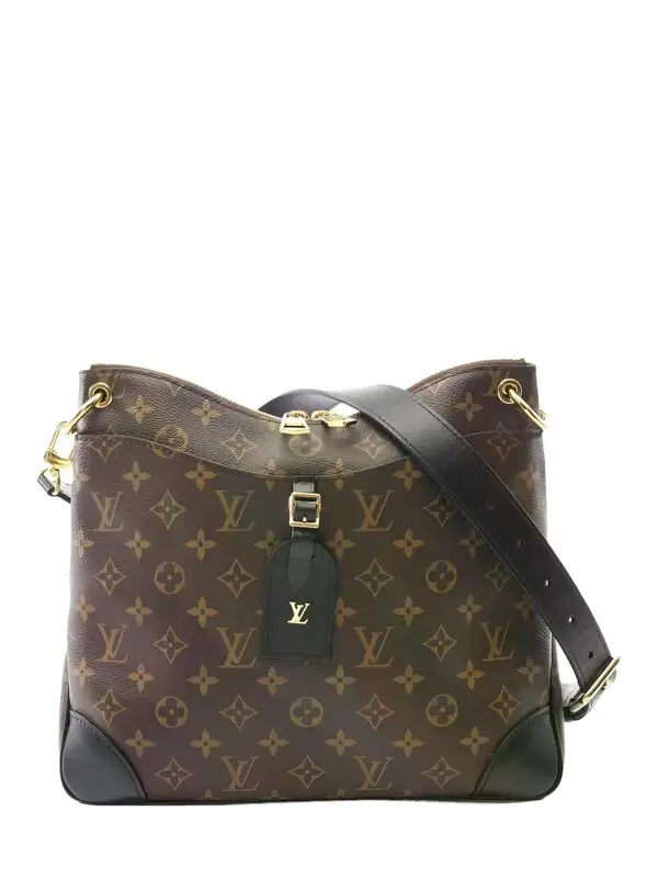 LOUIS VUITTON 2020 Odeon Nm Mm Monogram Shoulder Bag - Brown