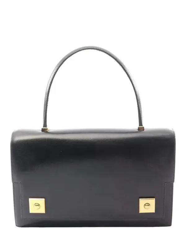 Hermès 1984 Box Calf Piano Handbag - Black
