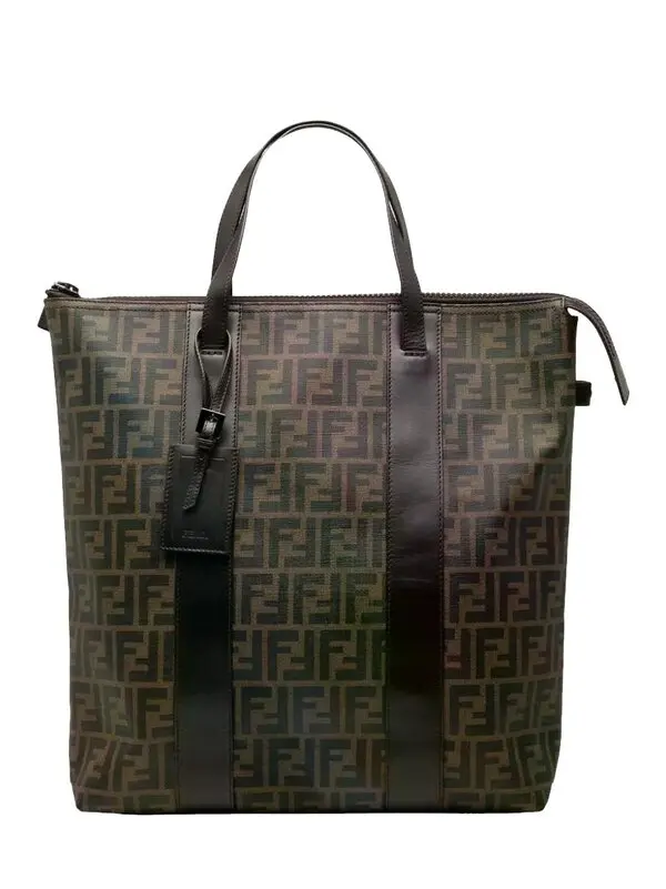 Fendi Zucca Spalmati Tote Bag - Brown