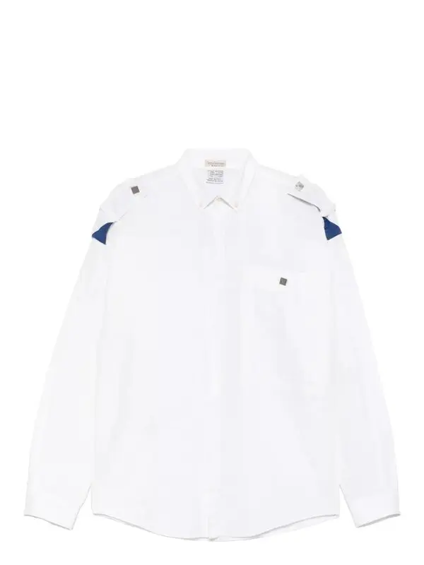 Versace 1970s Button-down Shirt - White