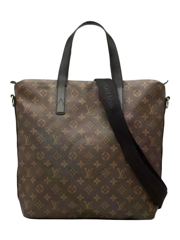 LOUIS VUITTON 2011 Monogram Macassar Kitan Satchel - Black