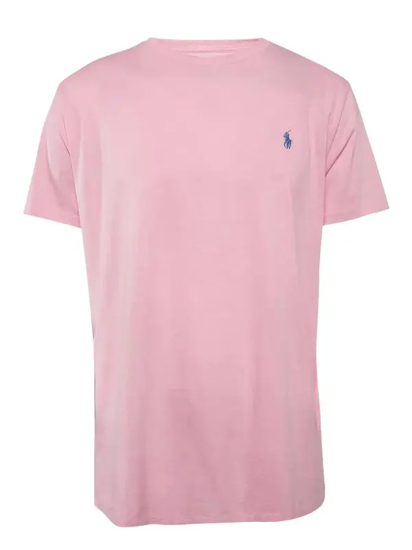 Polo Ralph Lauren Embroidered-logo T-shirt - Pink