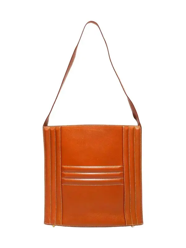 Hermès 1970-1990 Cadena Kelly Shoulder Bag - Brown