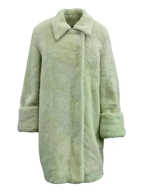 MAISON MARGIELA Faux-fur Coat - Neutrals