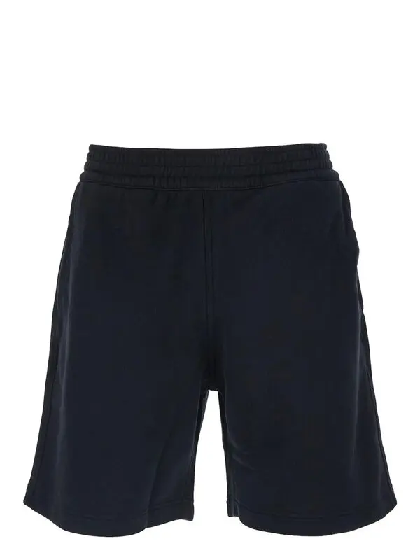 Givenchy Bermuda Shorts With Elastic Waist And Logo Patch - Black