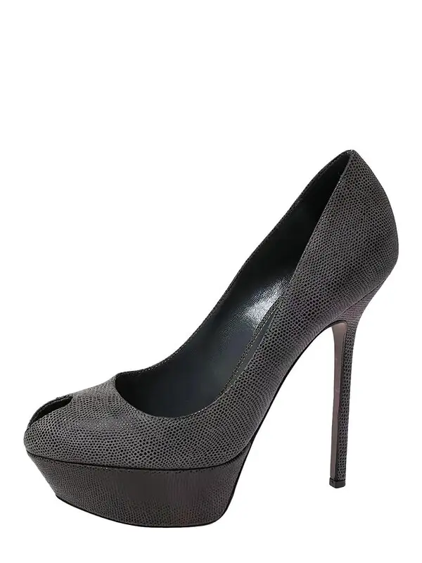 SERGIO ROSSI 140mm Platform Pumps - Grey