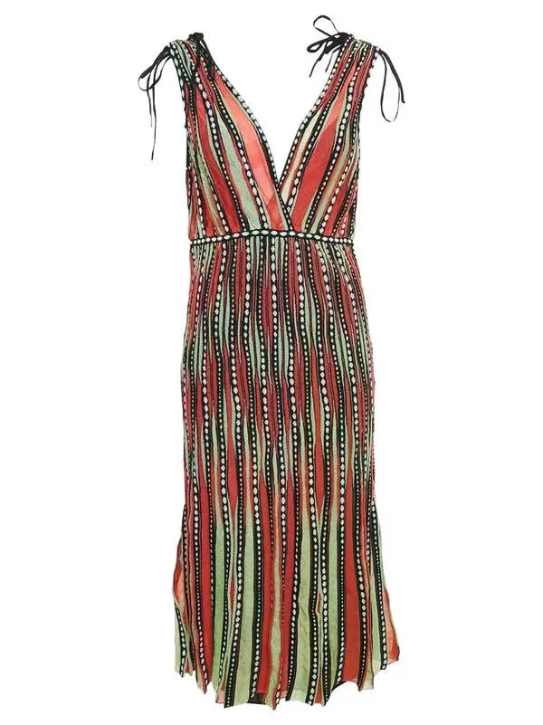 Missoni Striped Midi Dress - Orange
