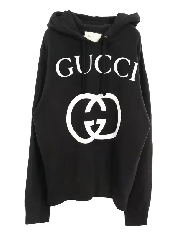 Gucci 2010s Logo-print Hoodie - Black