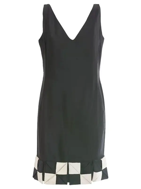 Fontana Cotton Mini Dress - Black