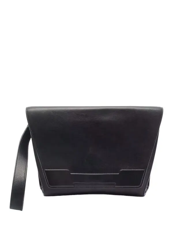 Hermès 2022 Novapolis Leather Clutch - Black